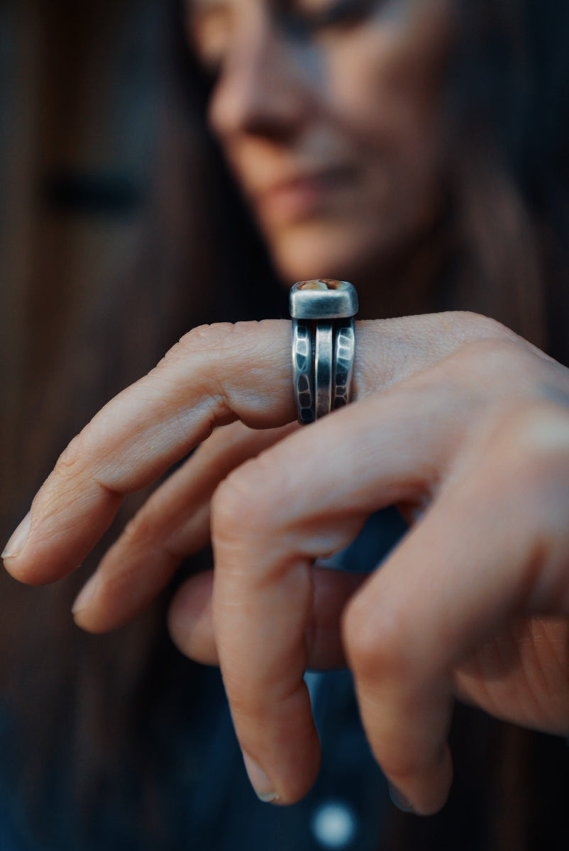 Lightning on the Ridge - stacker set (Size 7.25) – dirt road wares